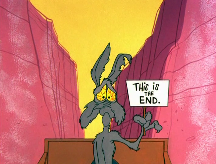 coyote roadrunner this is the end – The Cultural Gutter